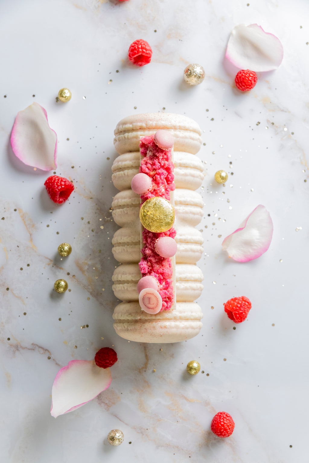 Ispahan Christmas Yule Log | La Maison Ladurée