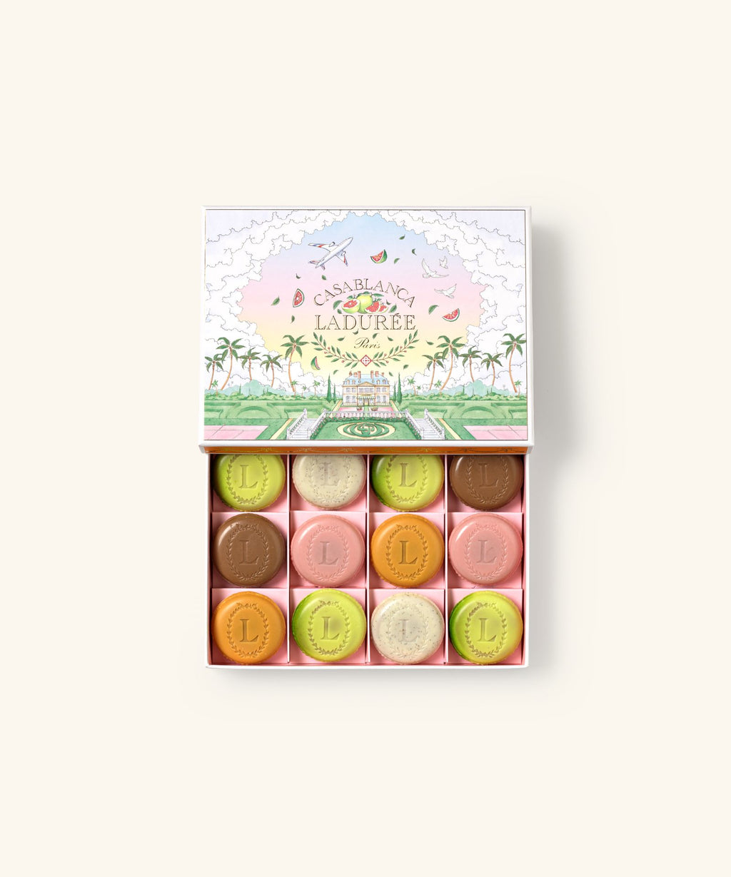 Gift box of 12 Eugénie "Casablanca x Ladurée" | La Maison Ladurée