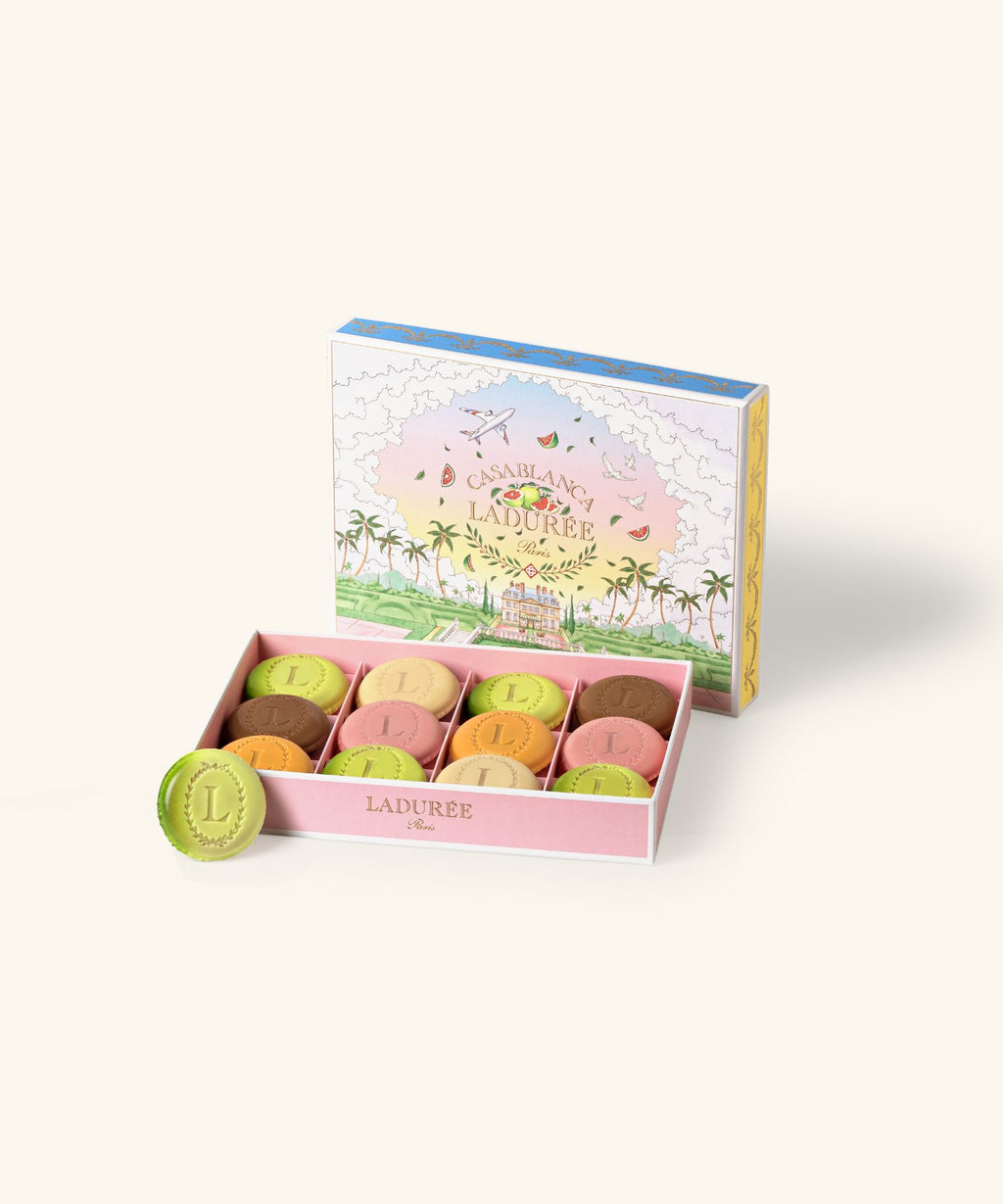 Gift box of 12 Eugénie "Casablanca x Ladurée" | La Maison Ladurée